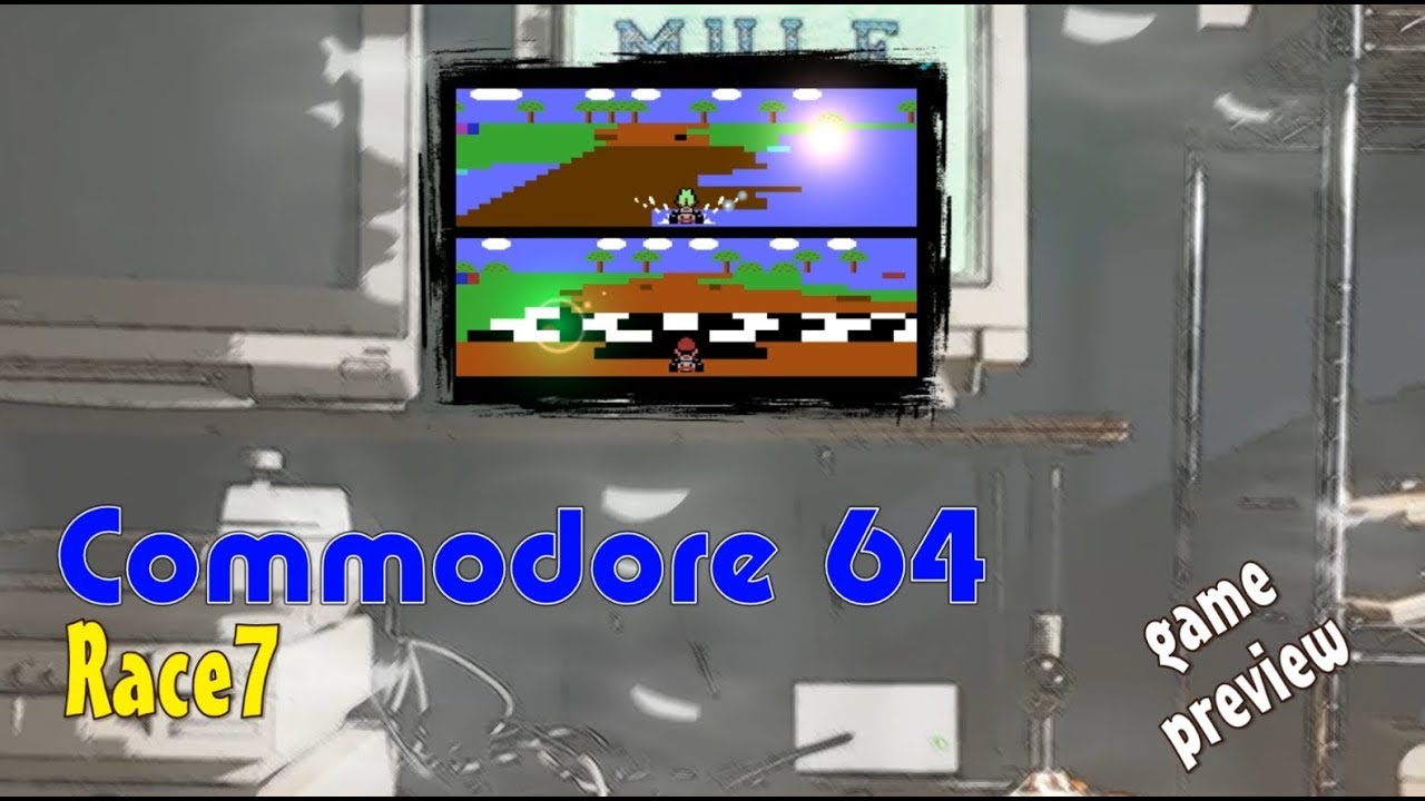 Commodore 64 -=Race7=- game preview - YouTube