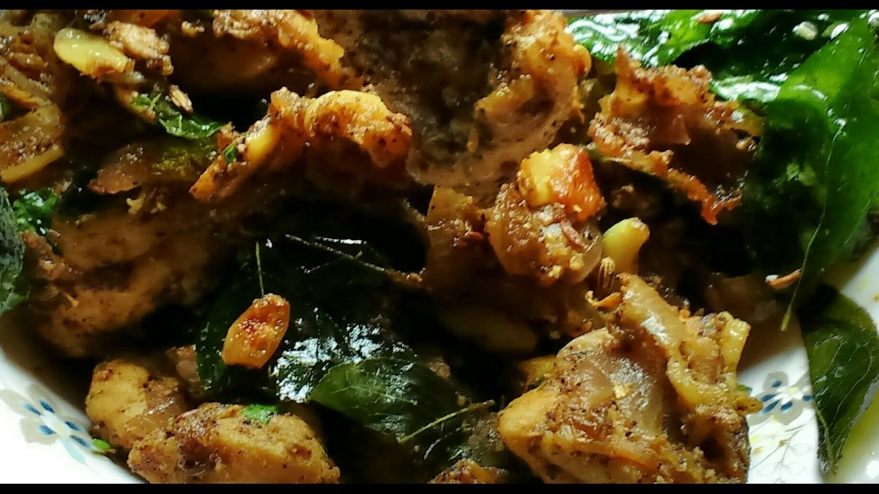 Chicken pepper Starter Recipe | Simple and easy Chicken dry fry Recipe ...