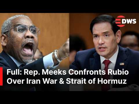 FULL HEATED CLASH: Rep. Meeks Confronts Marco Rubio Over Iran War and Strait of Hormuz | AC1E