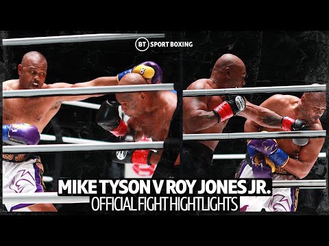 Mike Tyson v Roy Jones Jr official fight highlights