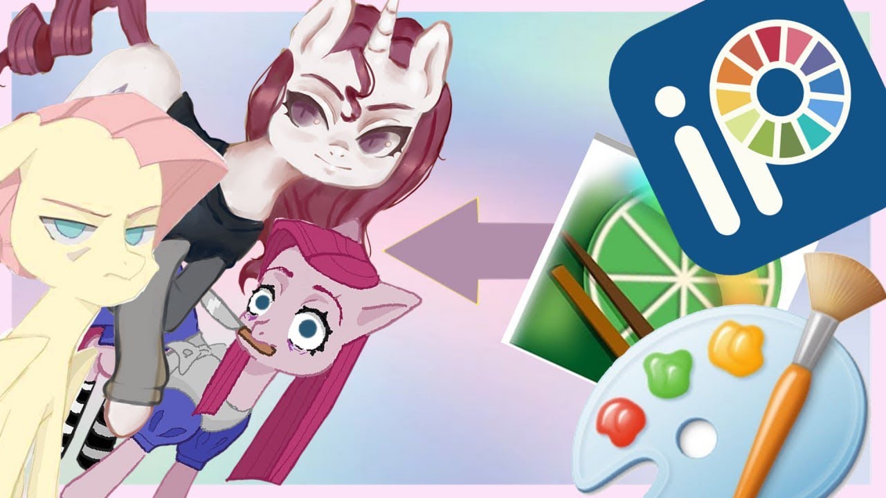 рисую поней в разных фандомах и в разных программах | IbisPaint, Paint Tool Sai 2, Paint - YouTube