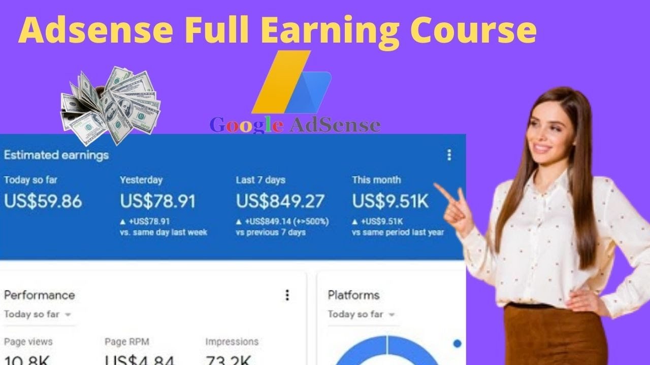 Google adsense complete earning course - Earn 500$ Per Month Challanhe ...