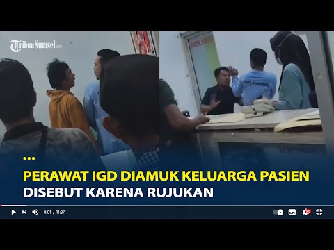 Kronologi Viral Perawat IGD RSUD Lahat Diamuk Keluarga Pasien, Disebut karena Rujukan