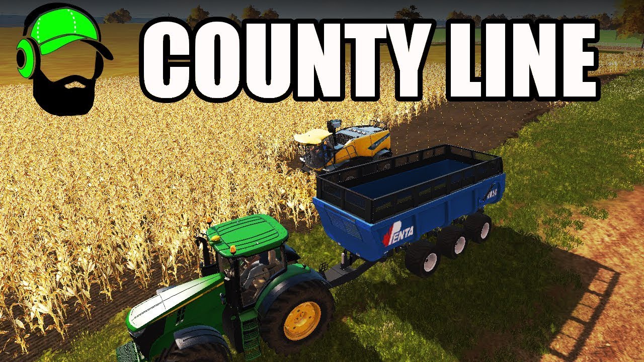 Farming Simulator 17 - County Line -A bit of corn silage #FS17 - YouTube