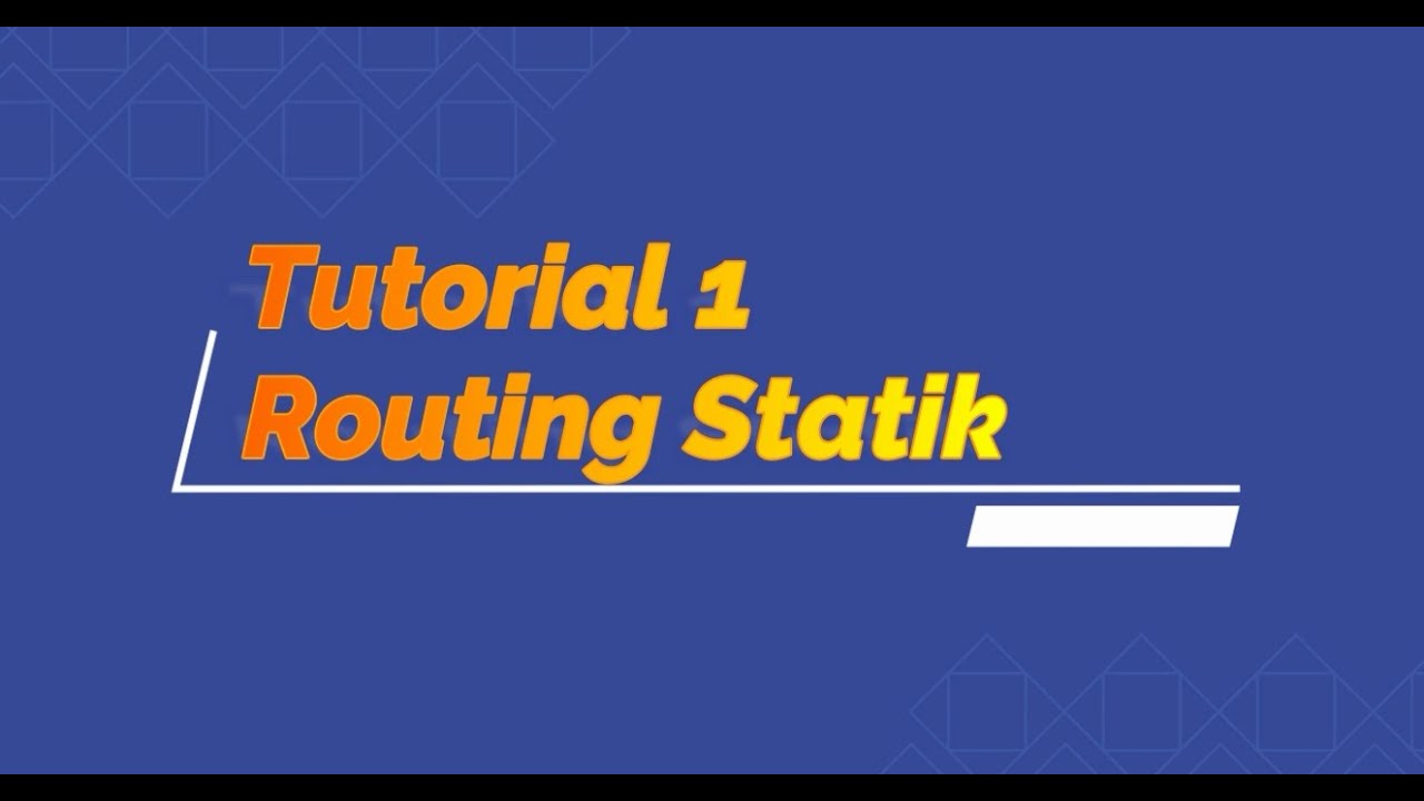 Simulasi Routing Statik via Cisco Packet Tracer - YouTube