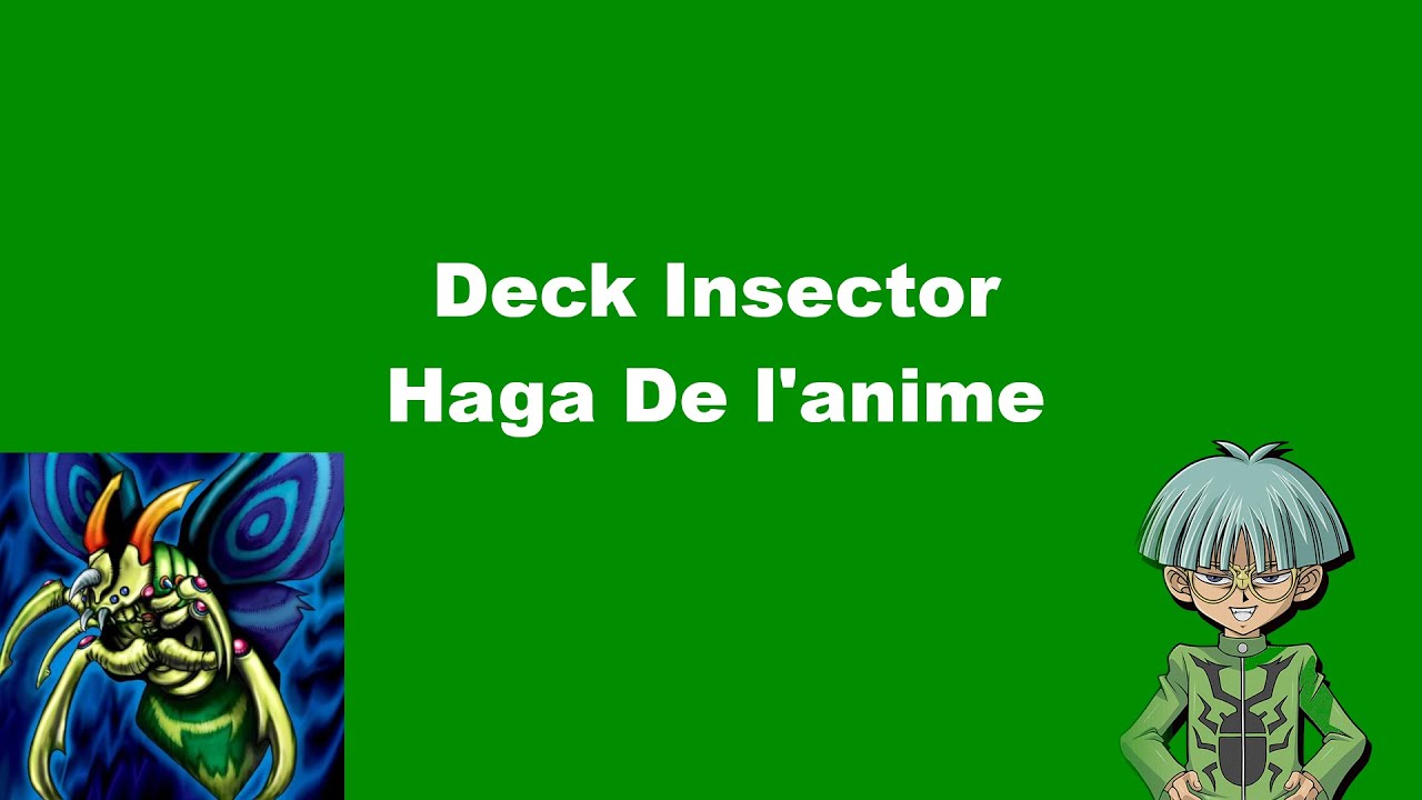 Deck Insector Haga de l'anime - Yu-gi-oh Master duel FR - YouTube