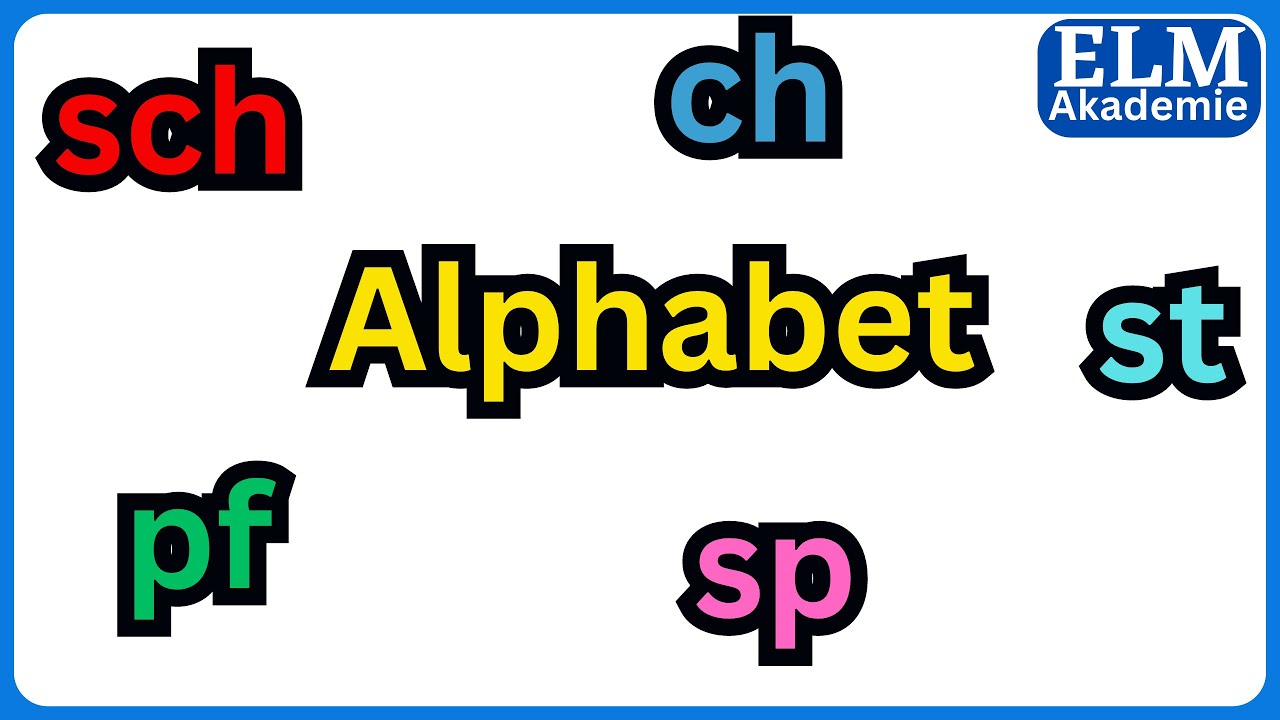 Alphabet | Konsonanten Paare | Deutsch lernen Anfänger - YouTube