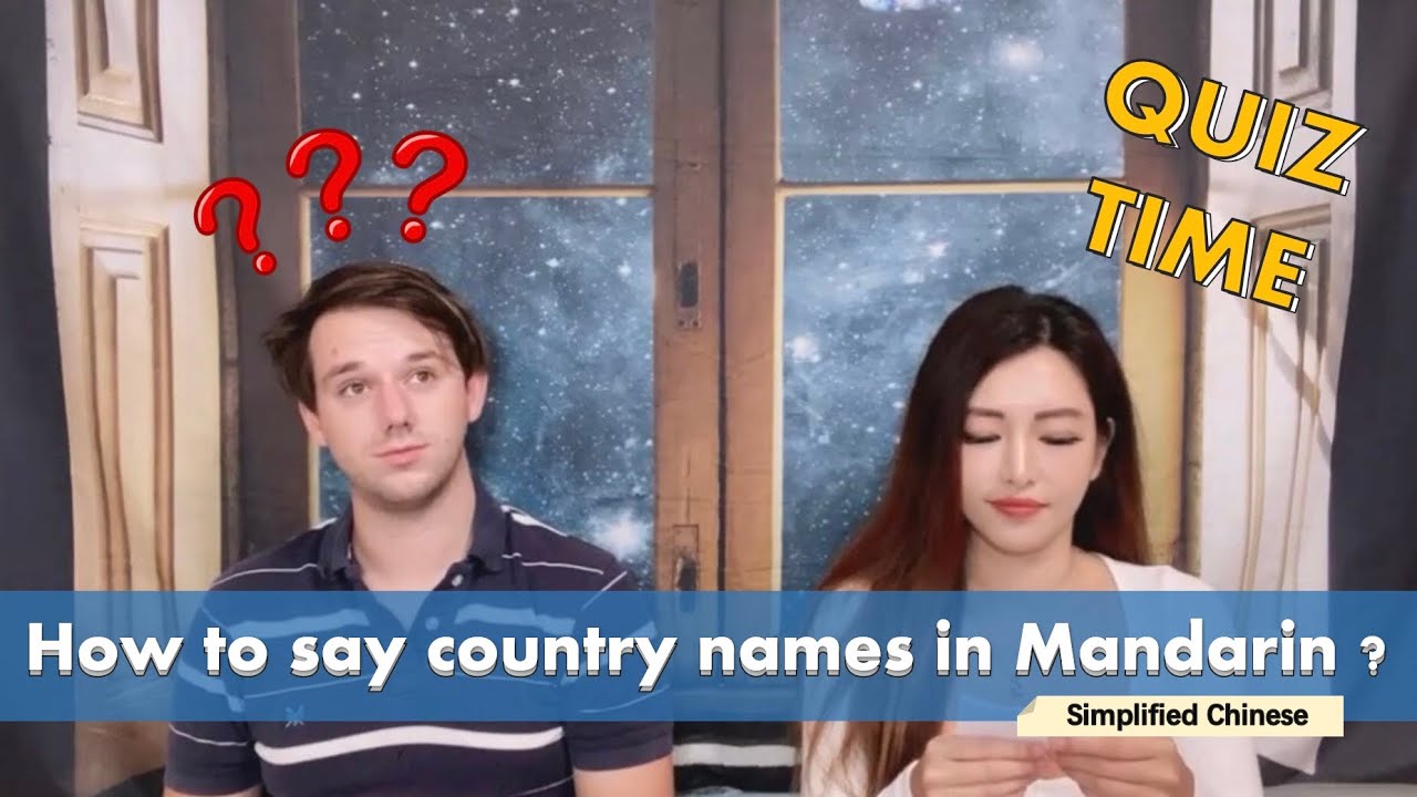 Fun Learning - Country Names in Mandarin / Chinese (Simplified Chinese ...