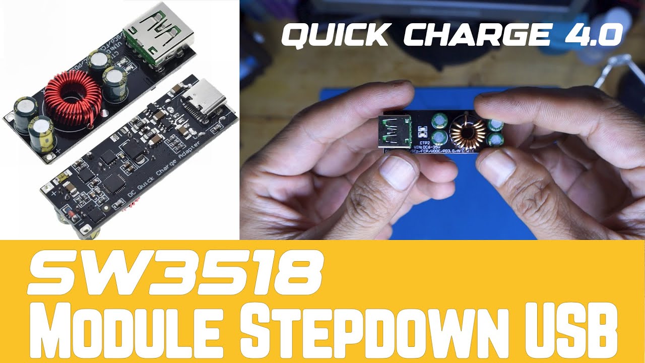 REVIEW DAN TEST SW3518 FULL USB/ TYPE C PROTOCOL FAST CHARGING 4+ 4.0 ...