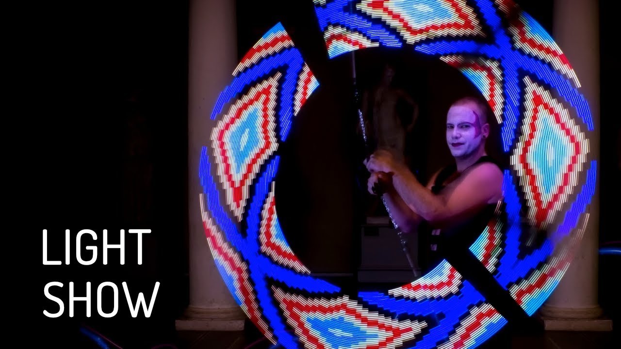 Light Show : Holographic Juggling Performance (2019) - YouTube