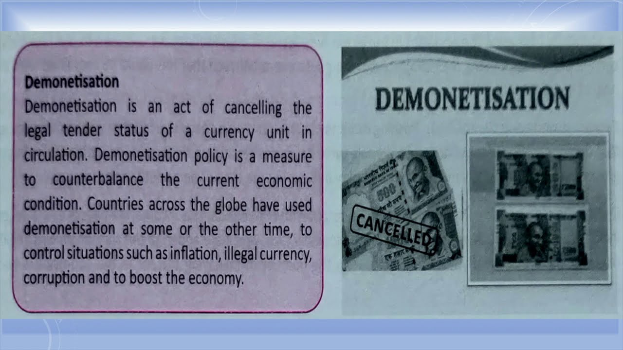 Demonetisation by Sanjay Sir Business Studies CBSE class 12 Unit 3- 5 ...