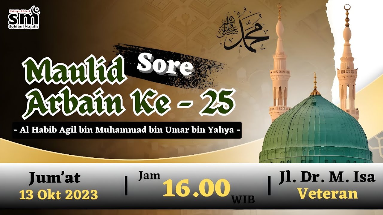 🔴 [ LIVE ] RANGKAIAN MAULID SORE DITURBAH AL HABIB AGIL BIN MUHAMMAD ...