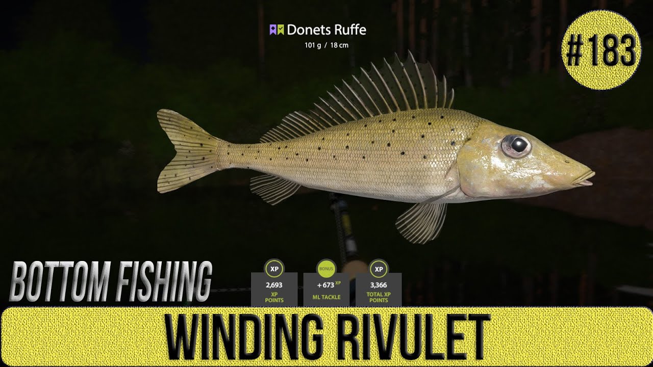 Russian Fishing 4 - Winding Rivulet - Bottom Fishing - #183 - YouTube