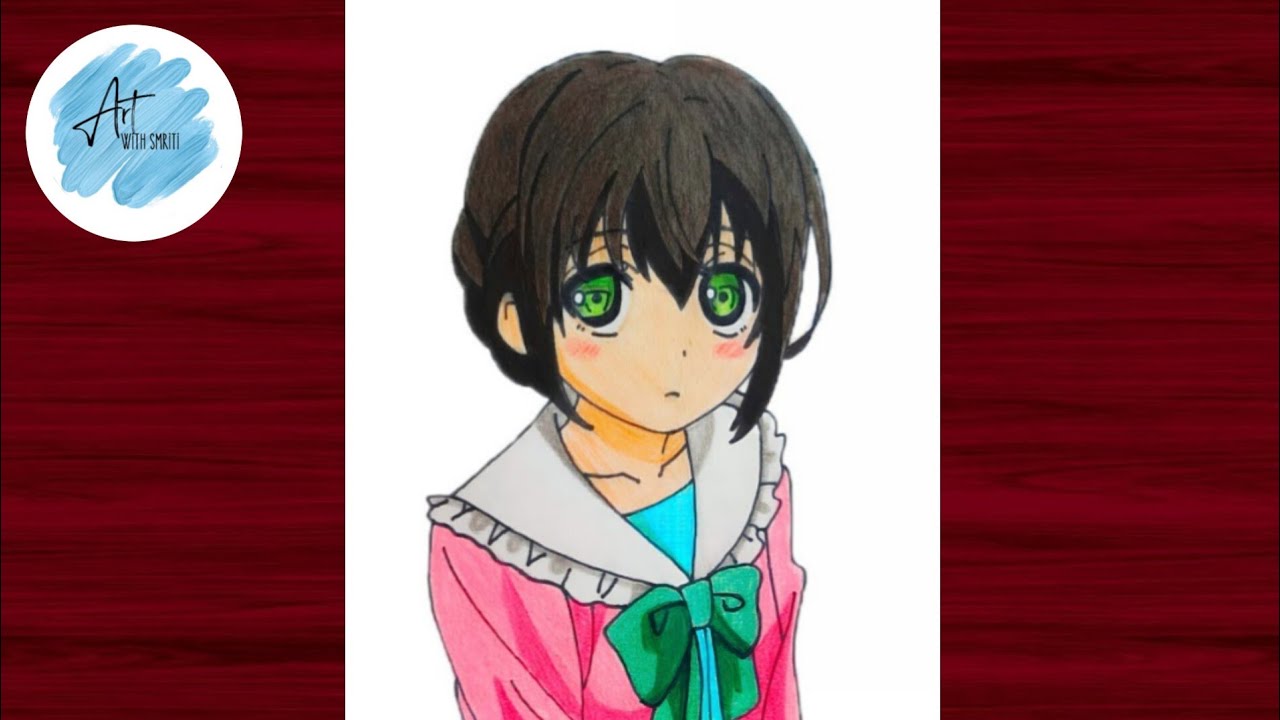 how to draw Shizuka Anime Version | how to draw Shizuka | how to draw ...