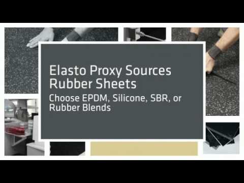 Rubber Sheets from Elasto Proxy - YouTube