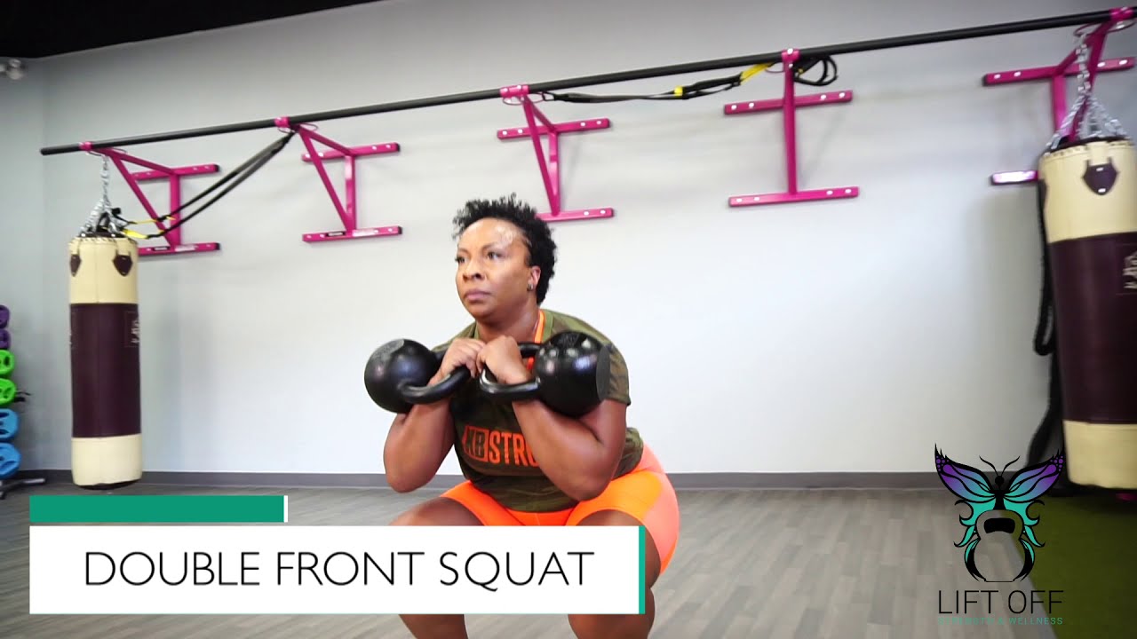 DOUBLE FRONT SQUAT - YouTube