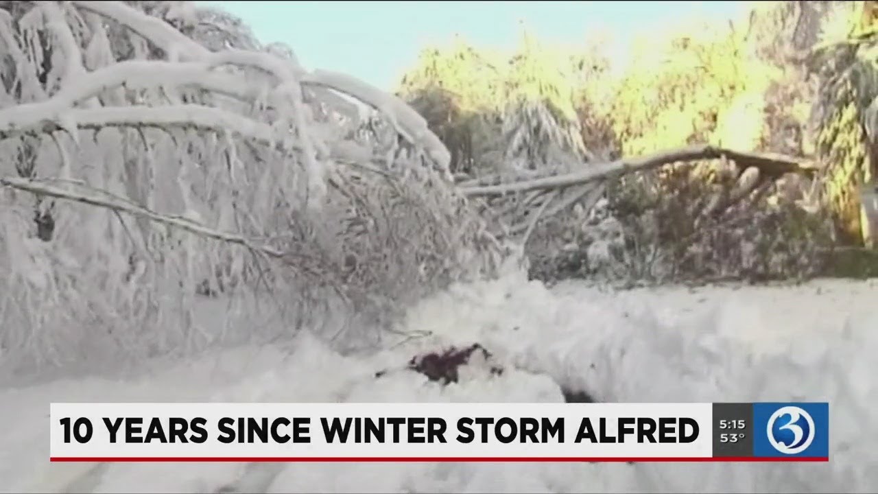 A look back at Winter Storm Alfred, 10 years ago - YouTube