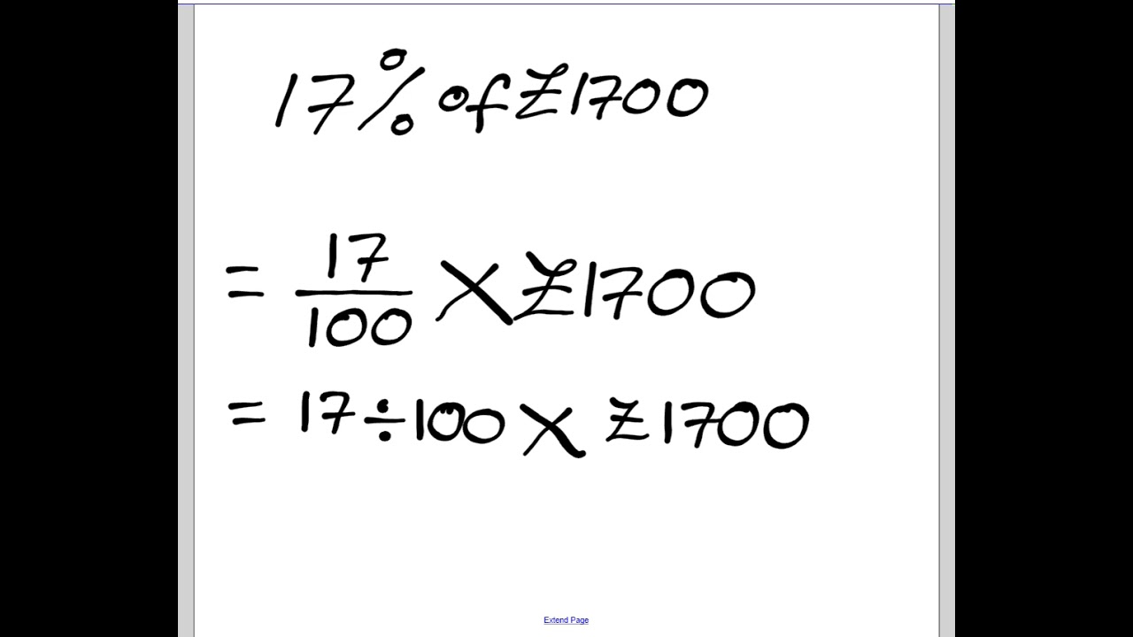 PERCENTAGES INTRODUCTION - YouTube