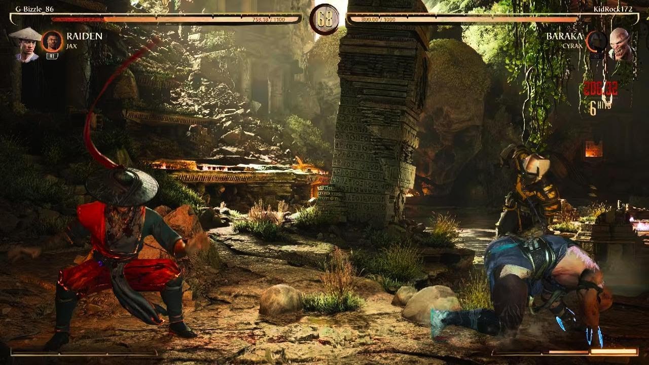 Mortal Kombat 1 Raiden Vs Baraka - YouTube