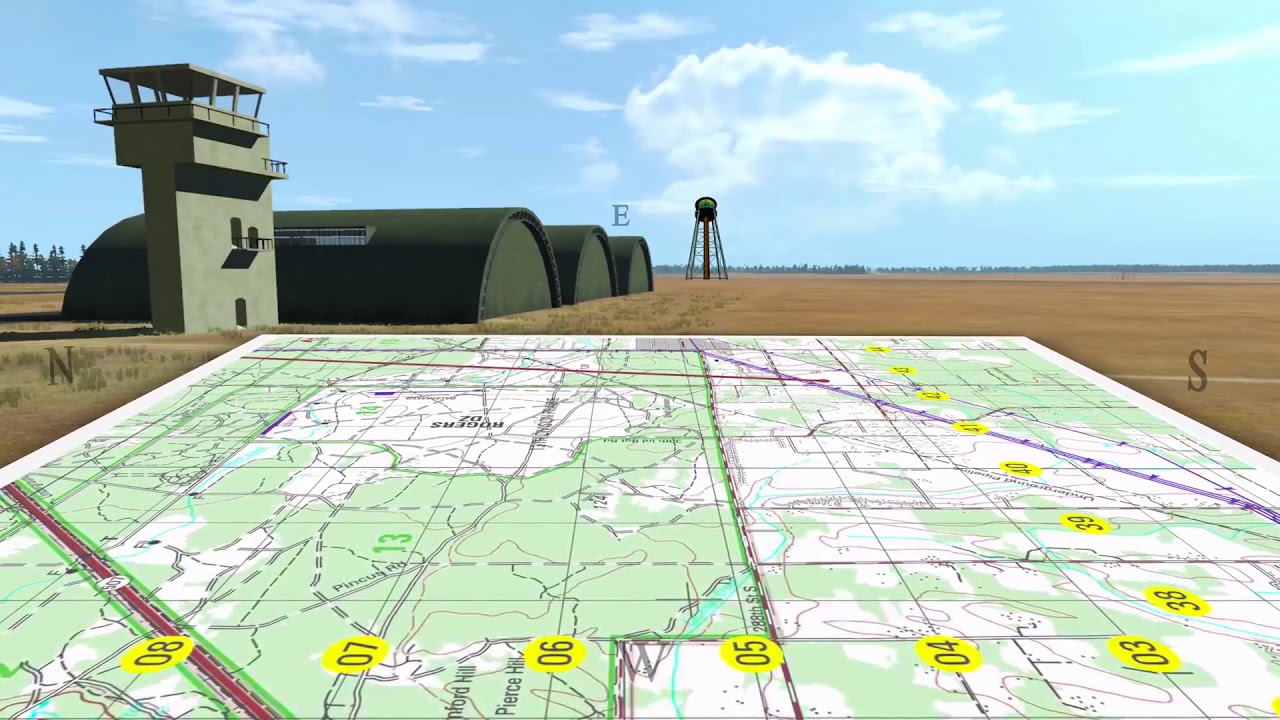 SMCT Locate an Unknown Point on the Ground by Intersection - YouTube