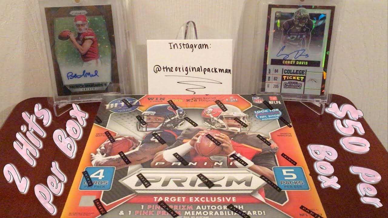 2017 Panini Prizm Football Target Exclusive Retail Box Break - 1 Auto ...