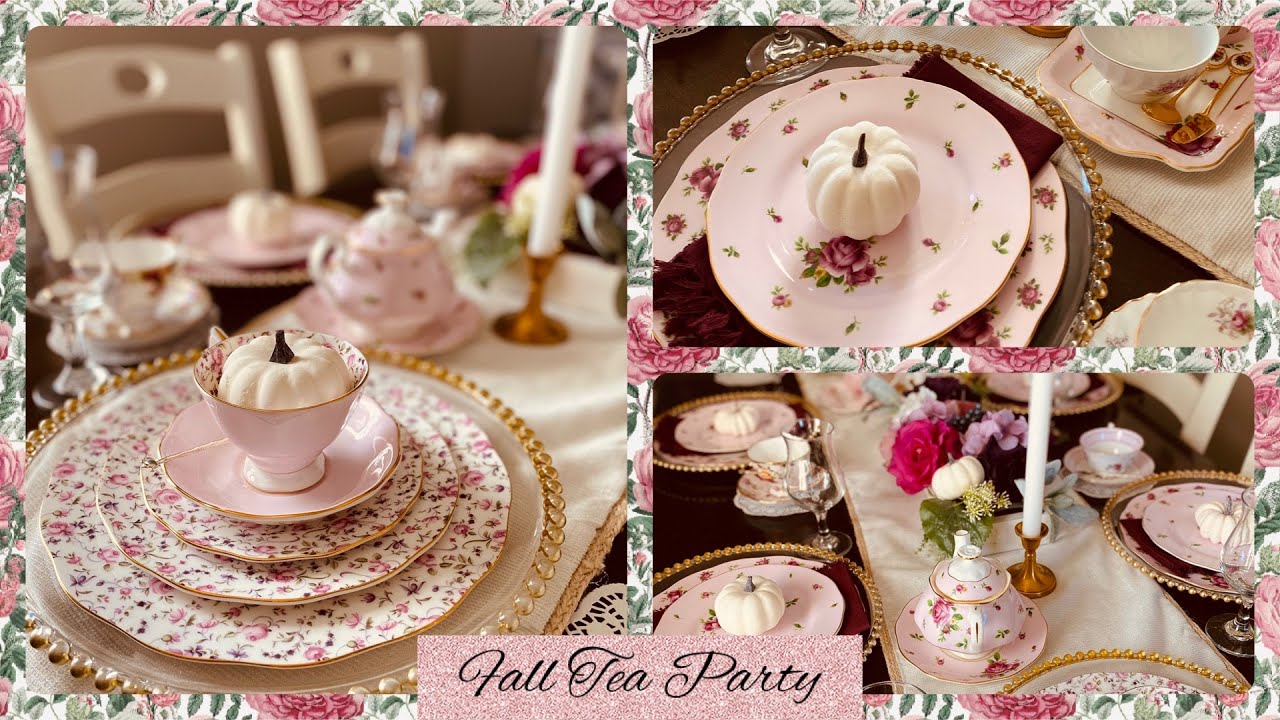Fall Tea Party - YouTube