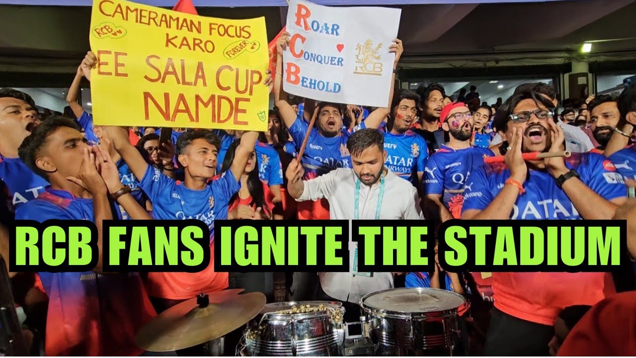 RCB Fans Ignite The Stadium In IPL 2024 - YouTube