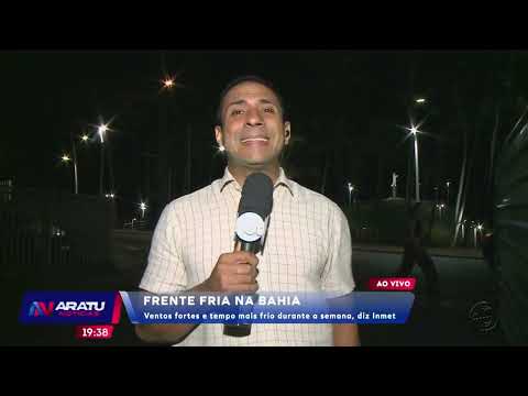 Frente fria na Bahia: Ventos fortes e tempo mais frio durante a semana, diz Inmet