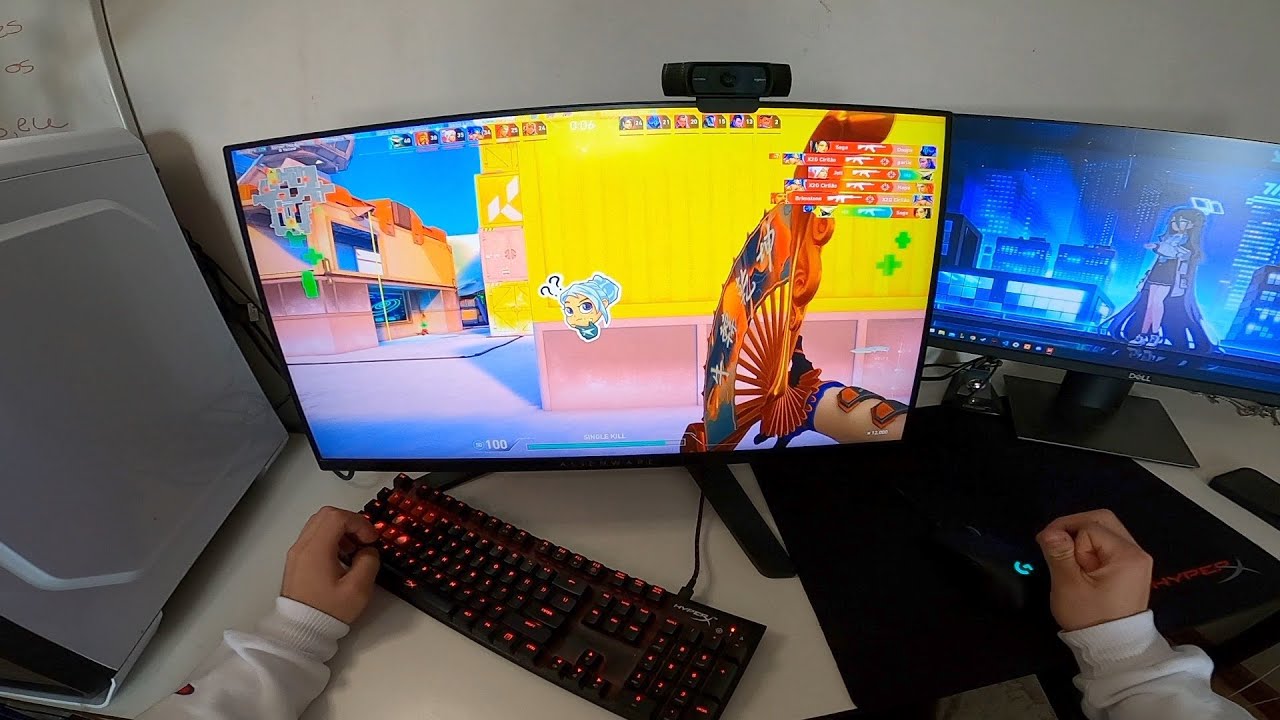 VALORANT GAMEPLAY (POV): VISÃO DE RADIANTE! - MONITOR 240hz *ASMR - YouTube