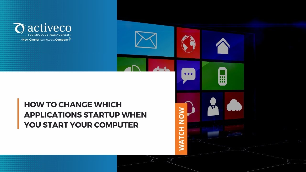 How to Change Which Applications Startup when you Start your Computer ...