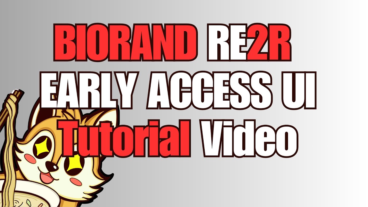Biorand RE2R - Early Access UI Tutorial - YouTube