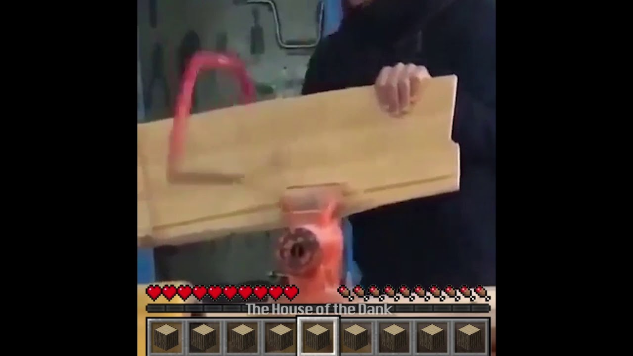 WOODWORK GONE MINECRAFT MEME - YouTube