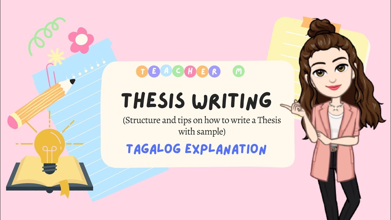 How to write a Thesis | Tagalog Tutorial with Sample #thesis # ...