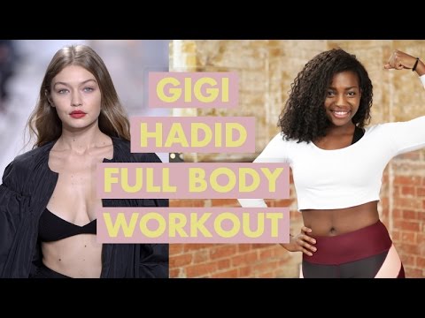 GIGI HADID Full Body Total SCULPTING + TONING Workout / Scola Dondo