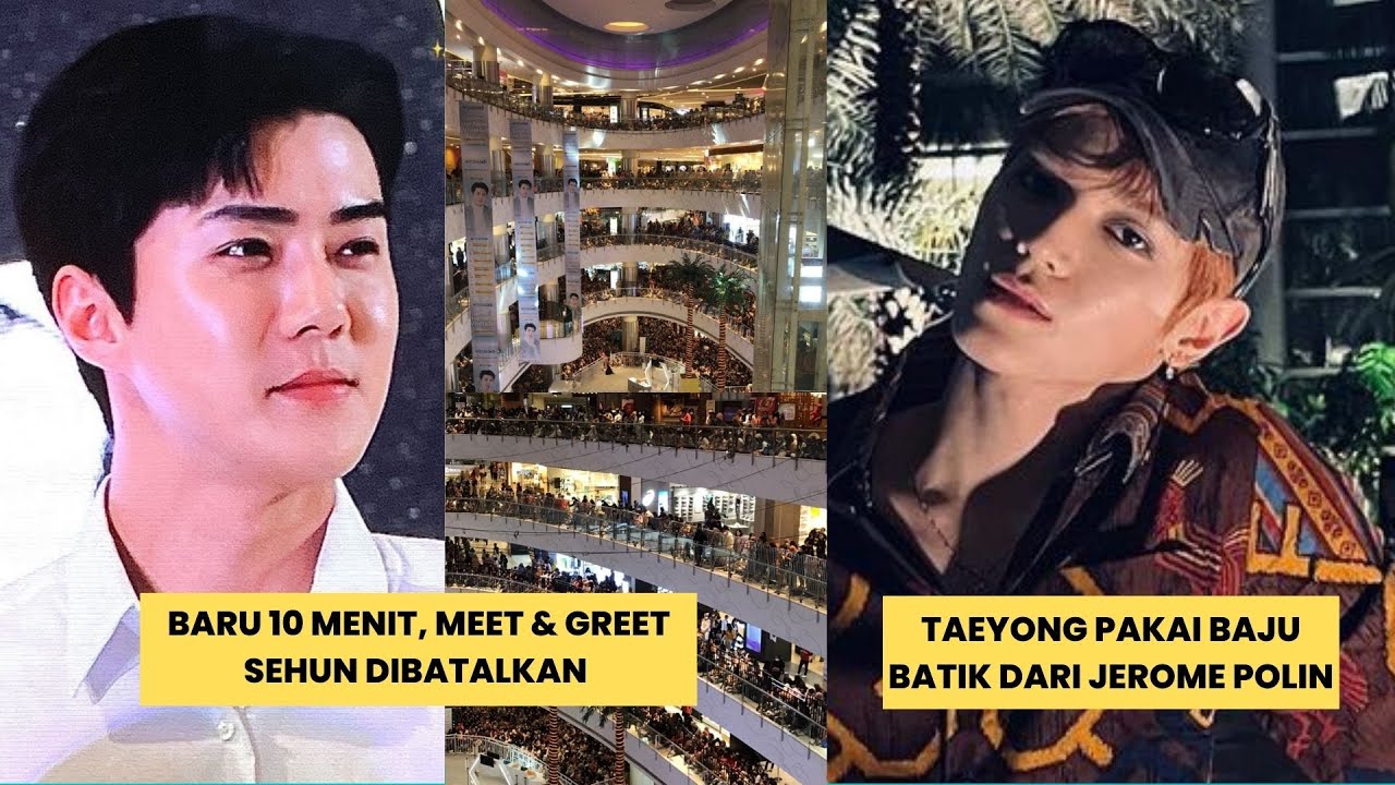 Meet & Greet Sehun EXO Over Capacity, Taeyong NCT 127 Pakai Baju Batik ...