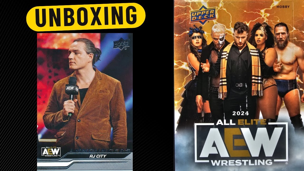 Unboxing 2024 AEW UPPER DECK TRADING CARDS - Pack 9 - YouTube