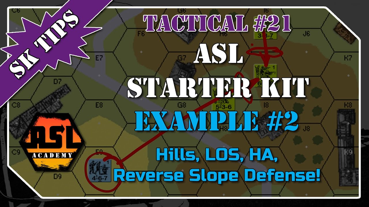 Advanced Squad Leader Starter Kit Example #2 - YouTube
