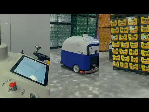 RX140 Fabrika Depo Temizliği | Yoğun Trafikte Otonom Robot Performansı