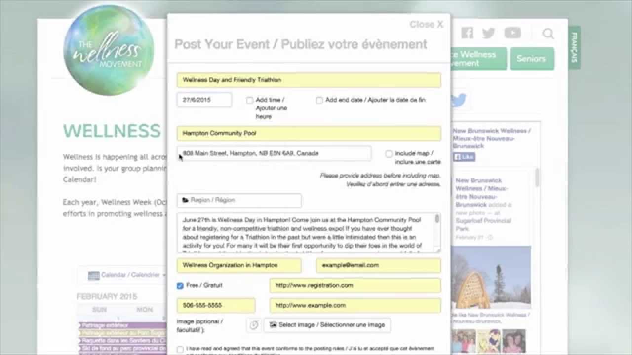 How To Use the Wellness Events Calendar - YouTube