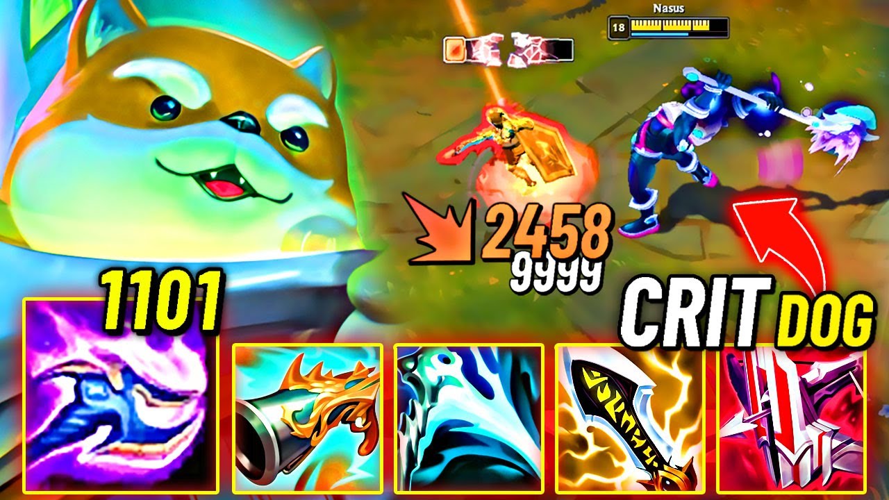 Sooo 100% CRIT NASUS is beyond BROKEN (2500 CRITS) - YouTube