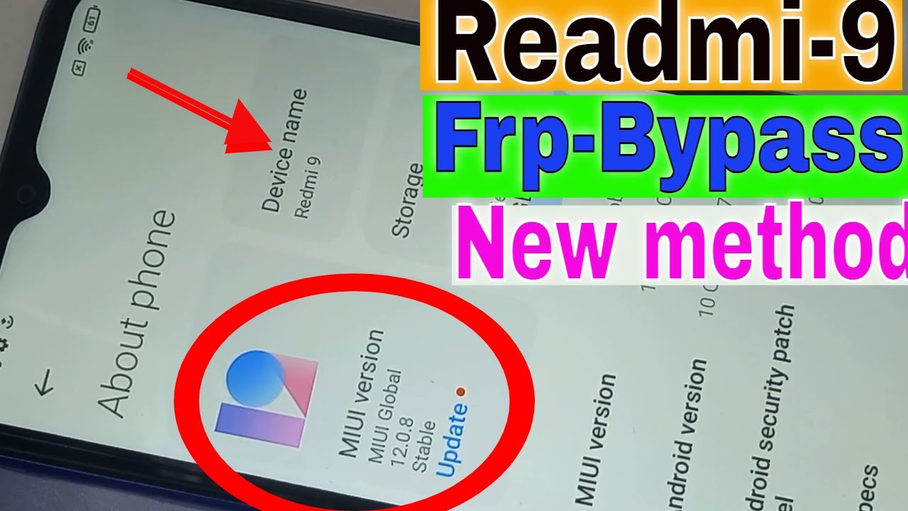 redmi 9 frp bypass without pc/mi m2006c3mii frp bypass/xiaomi redmi 9 ...
