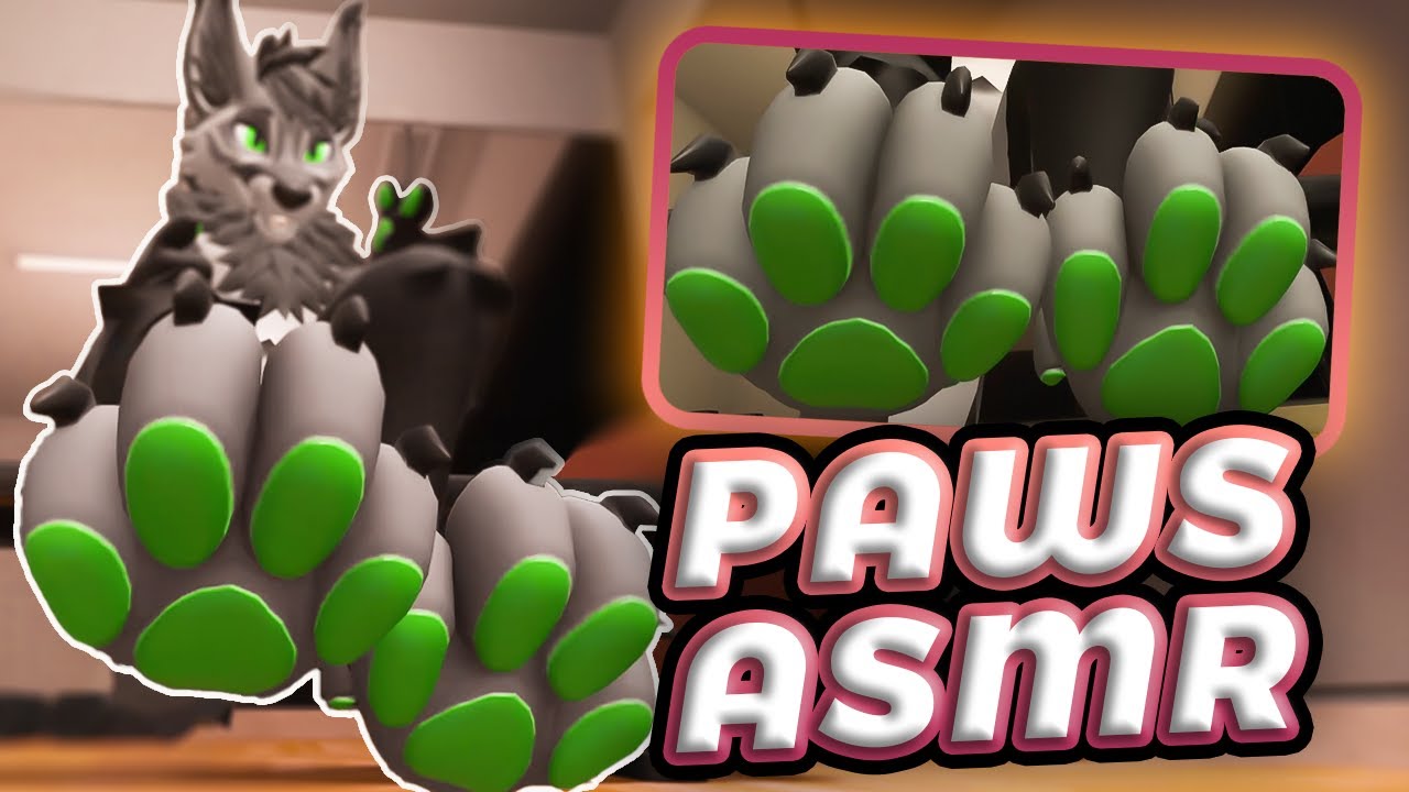 [Furry Paws ASMR] Stomping on you with my paws.🐾 - YouTube