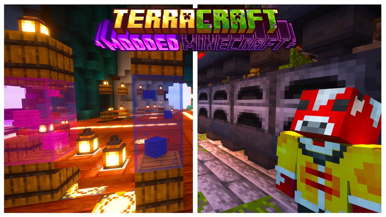 I Built a WOOL SHOP and a SUPER SMELTER In Modded Minecraft ...