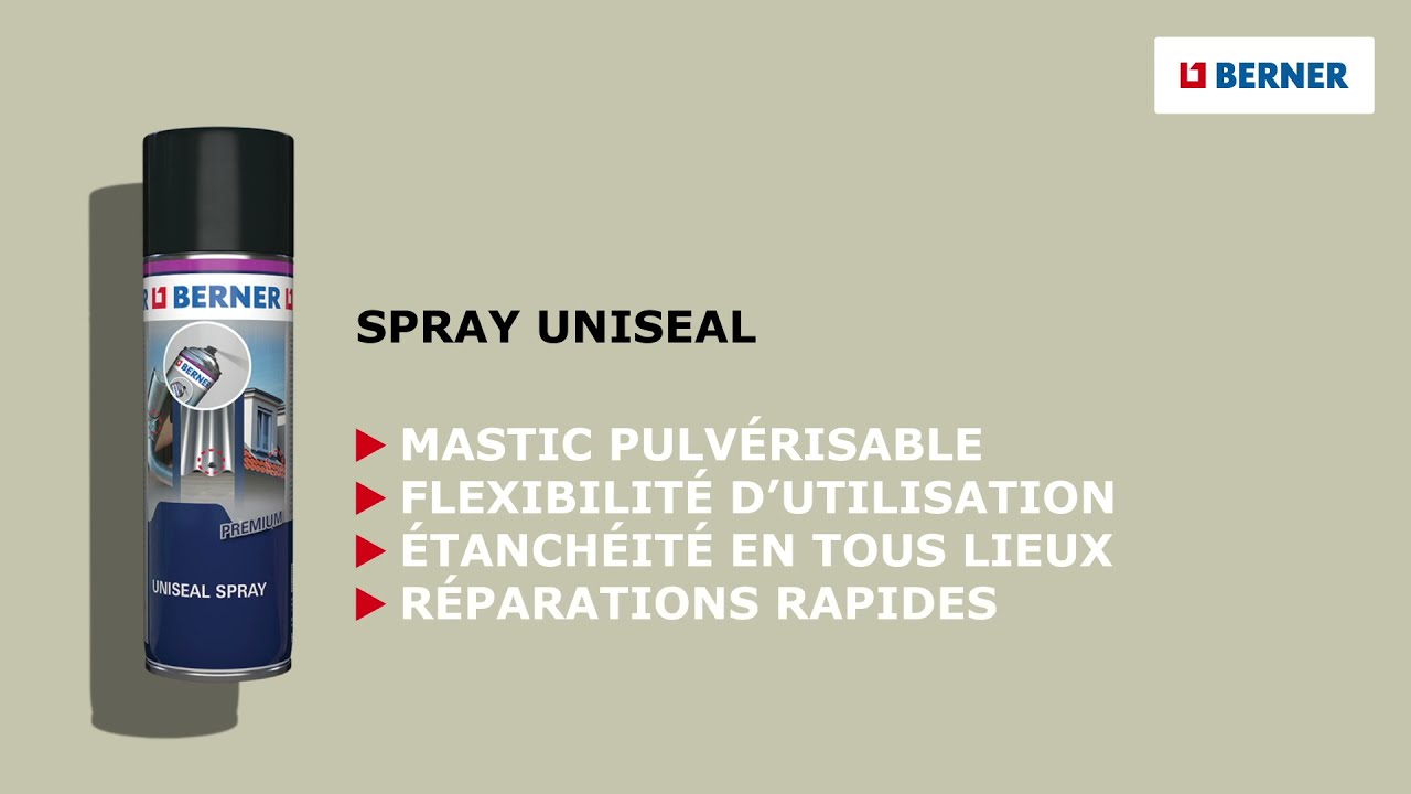 Spray UNIseal Premium - BERNER - YouTube