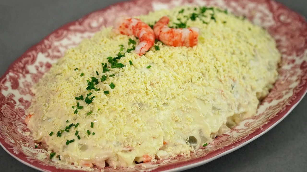 ENSALADILLA RUSA como entrante para Navidad y fiestas - YouTube