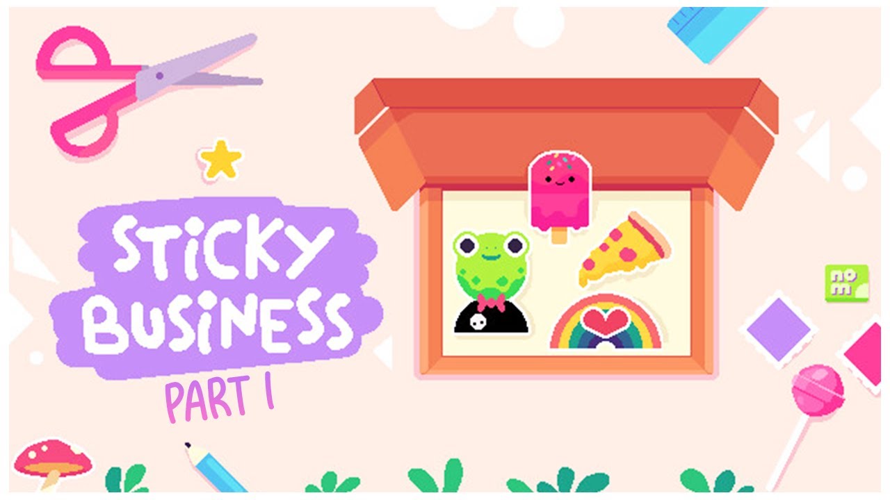 Our Cute Sticker Shop | Sticky Business | Part 1 - YouTube