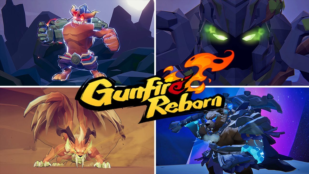 Gunfire Reborn - All Bosses & Ending - YouTube