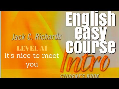 Apprendre l'anglais 1 : It's nice to meet you - apprendre l'anglais facilement