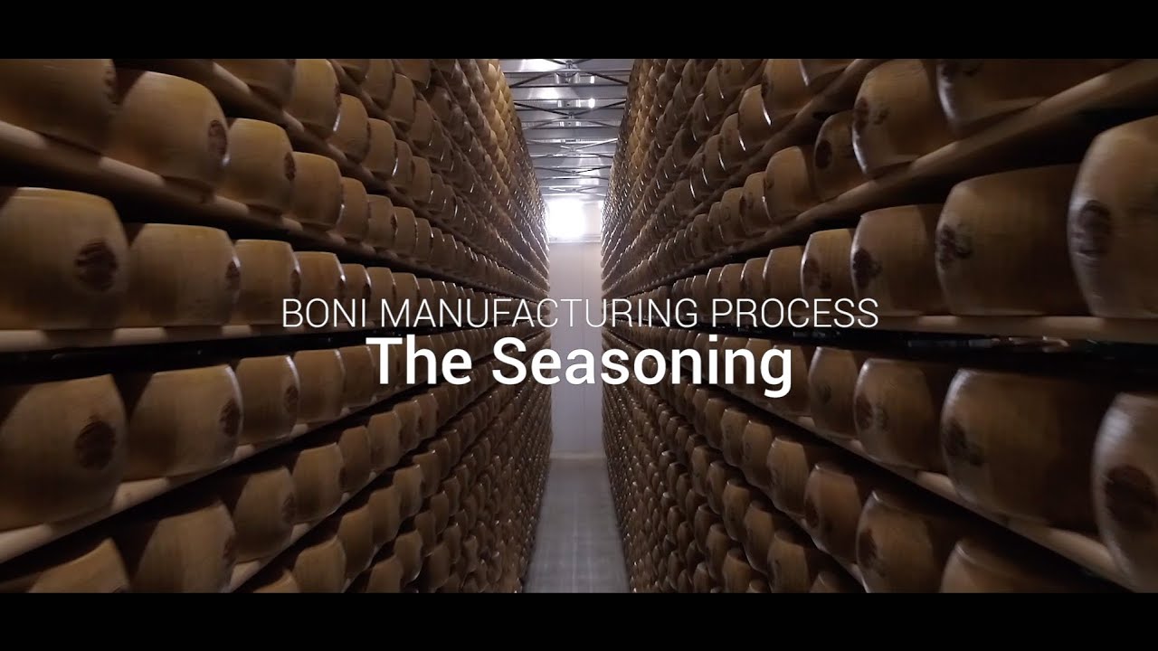 BONI SpA - Parmigiano Reggiano and Grana Padano Seasoning - 2022 - YouTube
