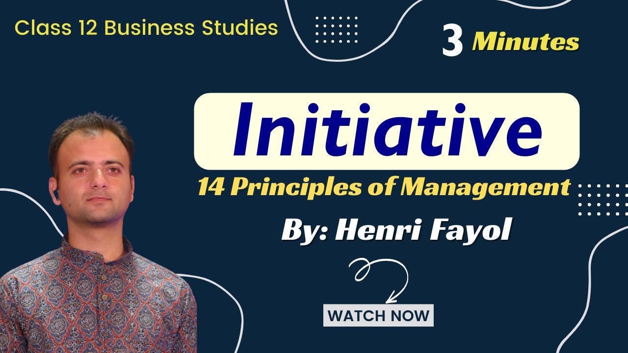 Initiative Principles of Management | Henri Fayol's Management ...